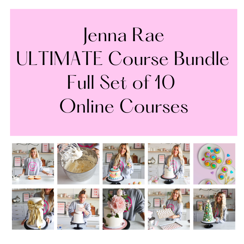 ONLINE Ultimate Jenna Rae Bundle - Full Set of 10 Courses – LissieLouCakeSchool
